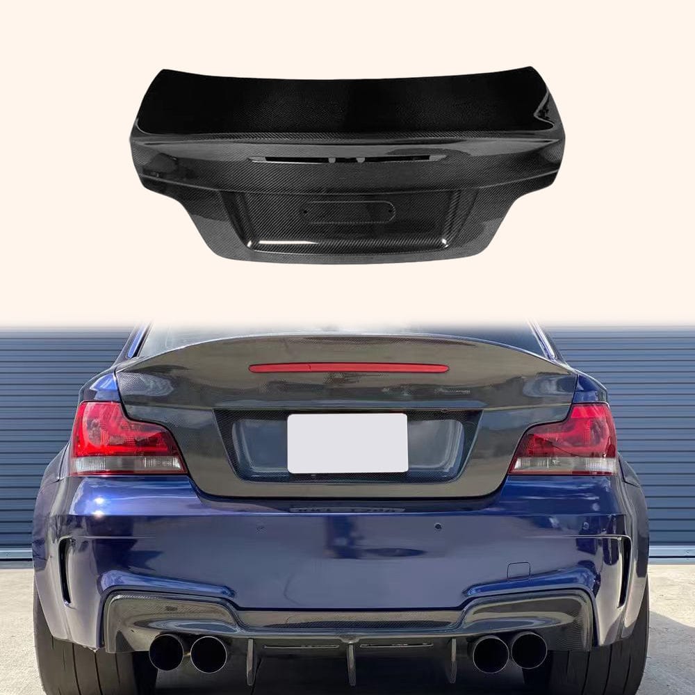 BMW E82 CSL Style Rear Bootlid Trunk 2007-2013 – Kazento Carbon Parts