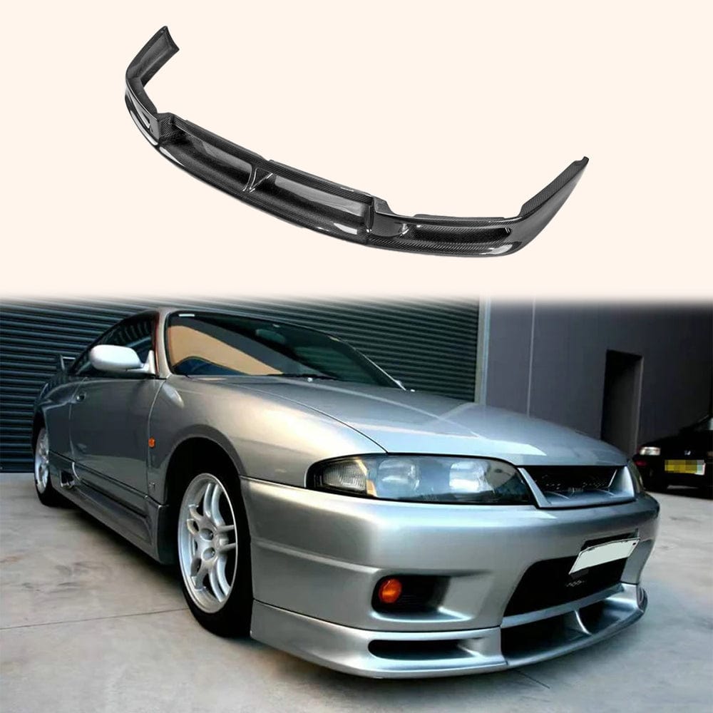 Skyline R33 BCN R33 GTR 400R Style Front lip FOR OEM GTR Front Bumper ...