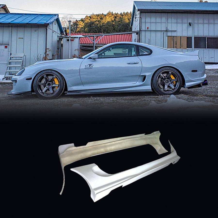 Toyota Supra JZA80 MK4 Ridox Style Side Skirt 1993-1998 Pair – Kazento ...